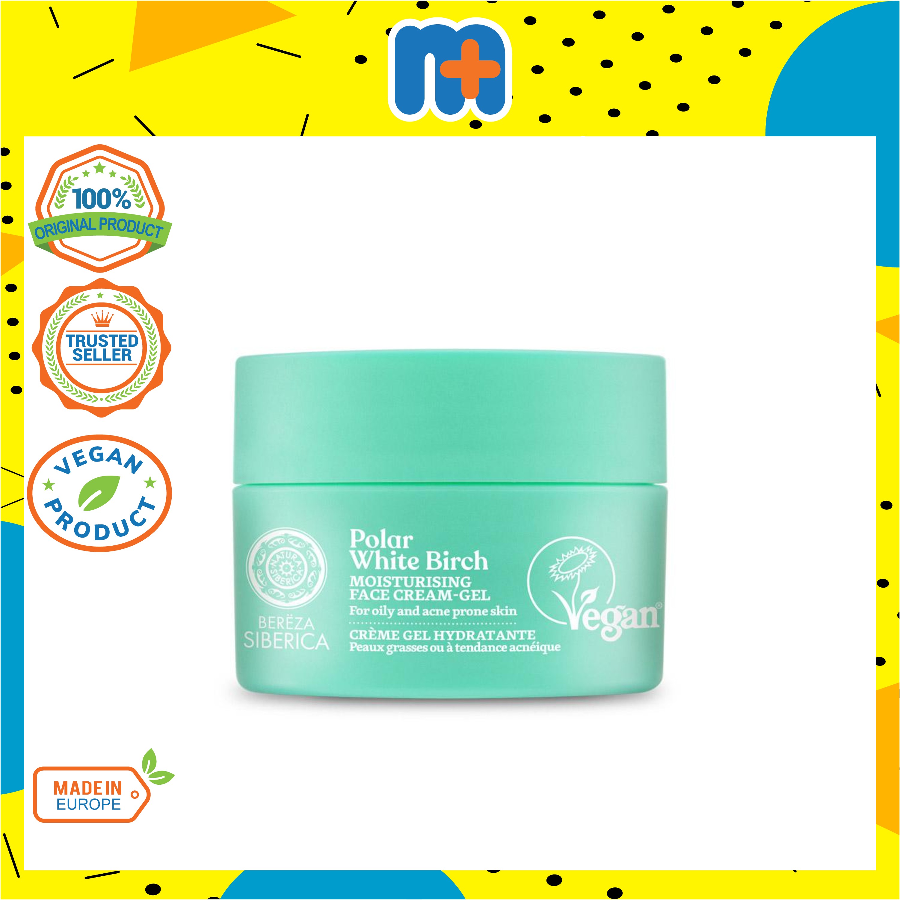 [MPLUS] BEREZA SIBERICA Polar White Birch Moisturizing Face Cream-Gel 50ml